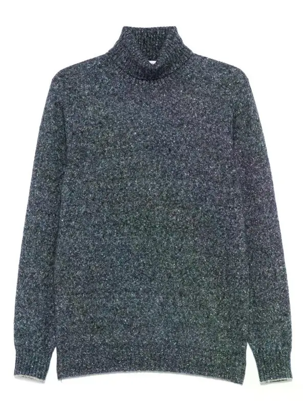 Brunello Cucinelli High-neck Sweater - Blue