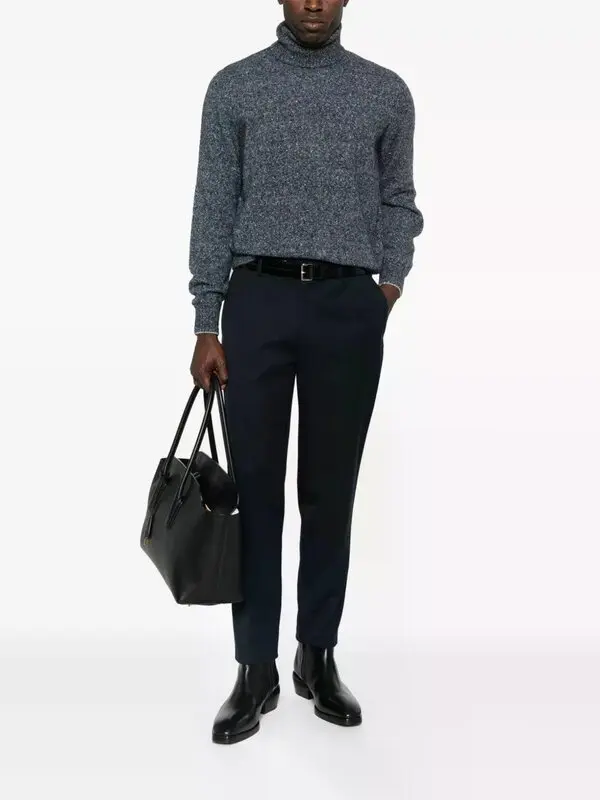 Brunello Cucinelli High-neck Sweater - Blue