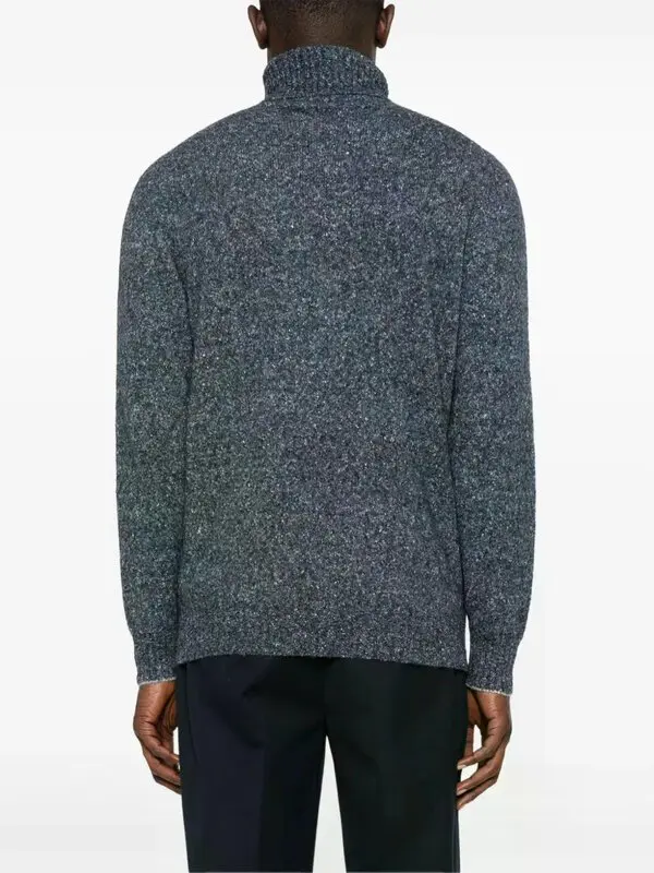Brunello Cucinelli High-neck Sweater - Blue