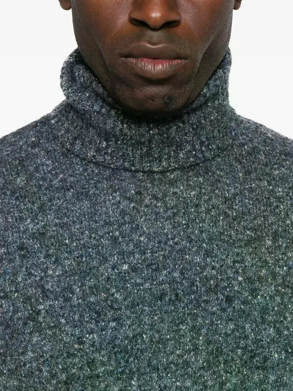 Brunello Cucinelli High-neck Sweater - Blue