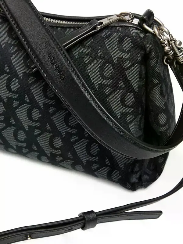 Calvin Klein Monogram Pattern Shoulder Bag