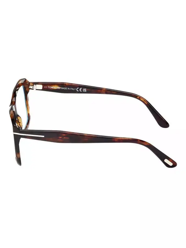 TOM FORD Square-frame Glasses - Brown