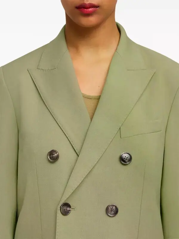 AMI Paris Peak-lapels Double-breasted Blazer