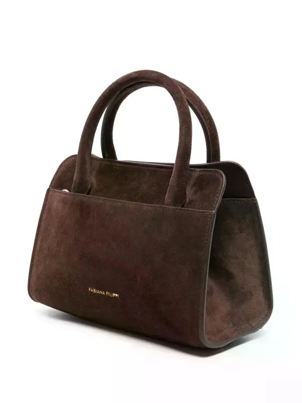 Fabiana Filippi Suede Tote Bag - Brown