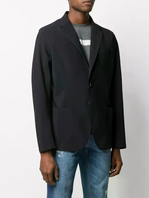 Herno Patch Pocket Blazer - Black