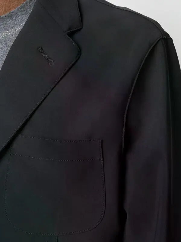 Herno Patch Pocket Blazer - Black