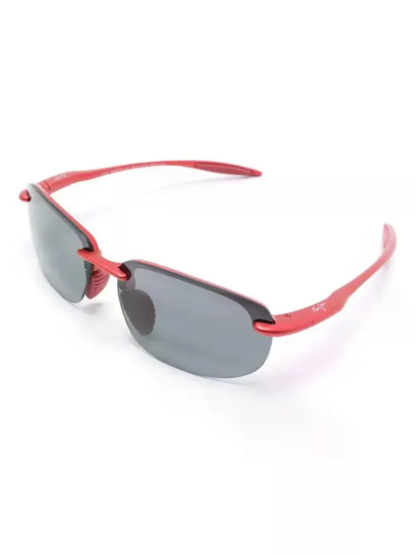 Maui Jim Rectangle Frame Sunglasses - Red