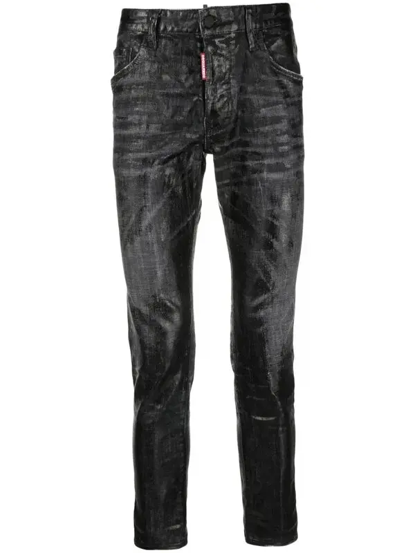 Dsquared2 Mid-rise Ripped Skinny Jeans