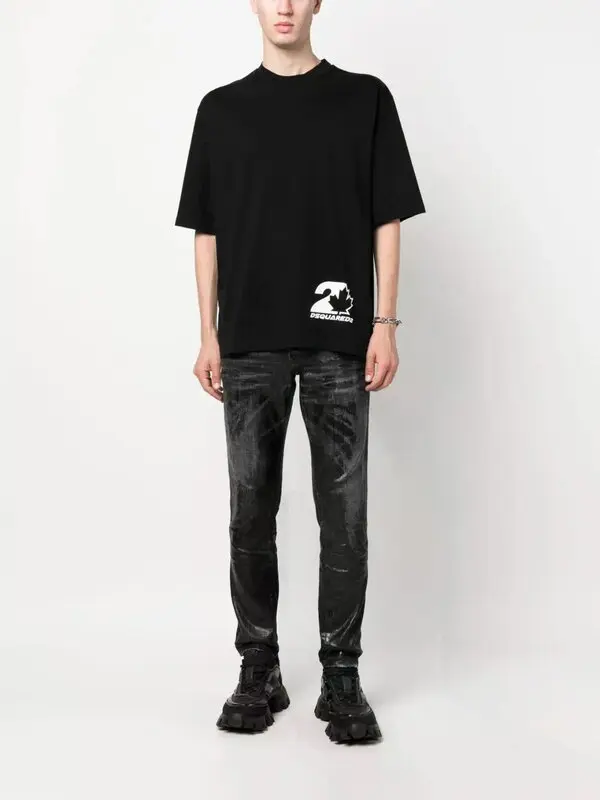 Dsquared2 Mid-rise Ripped Skinny Jeans