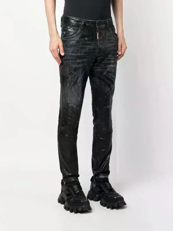 Dsquared2 Mid-rise Ripped Skinny Jeans