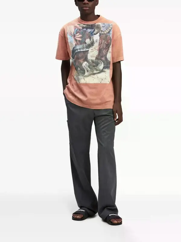 Palm Angels Monogram Drawstring-waist Trousers
