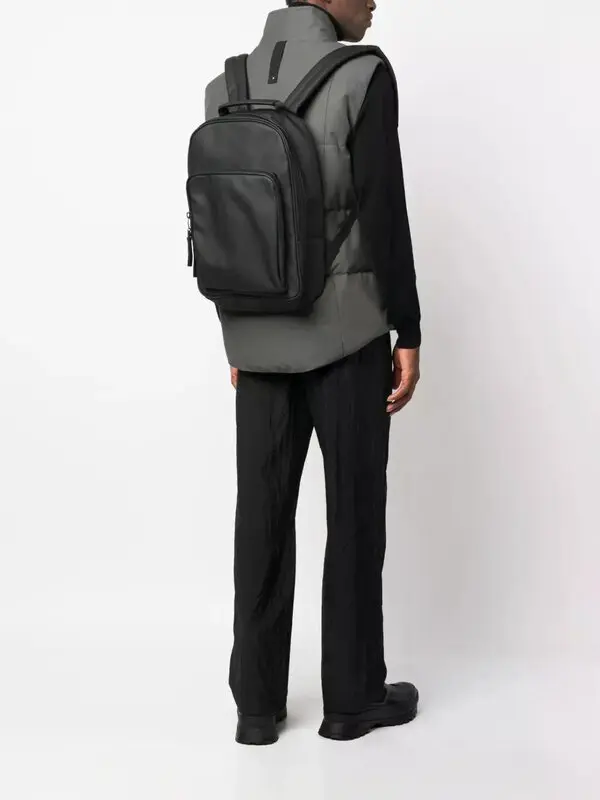 Rains Book Daypack Waterproof Backpack - Black