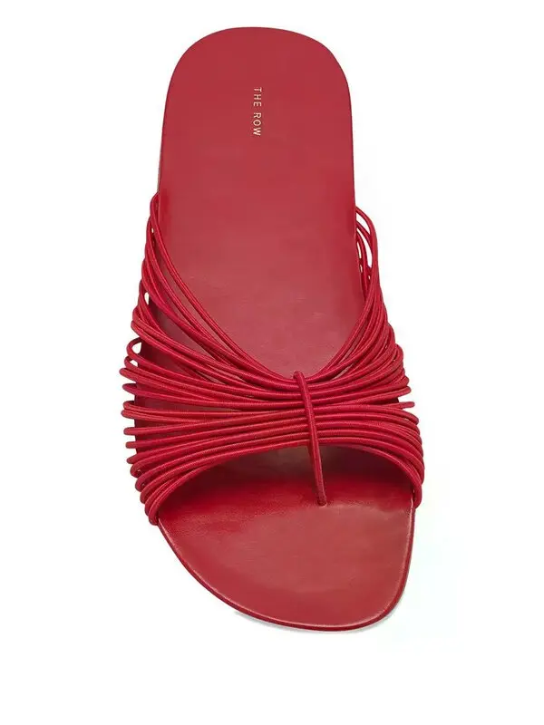 THE ROW Sara Sandals - Red