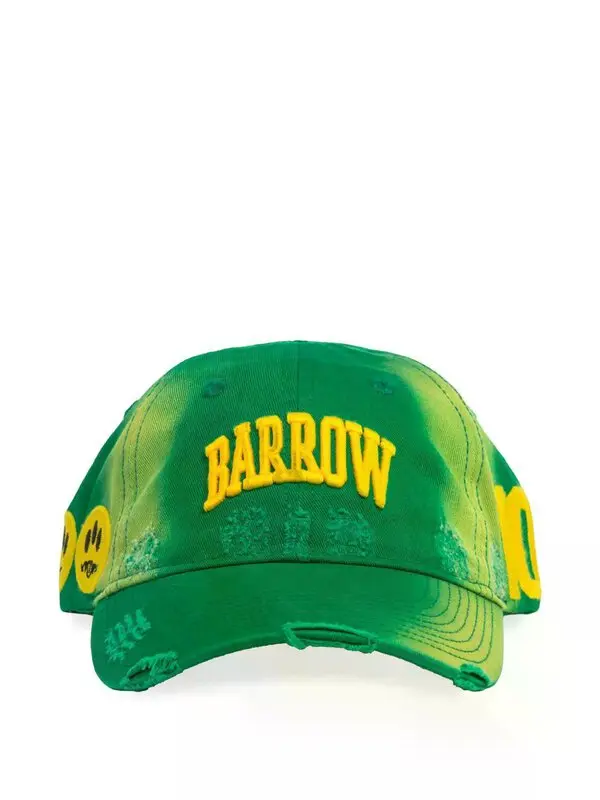 BARROW Logo-embroidered Cap - Green