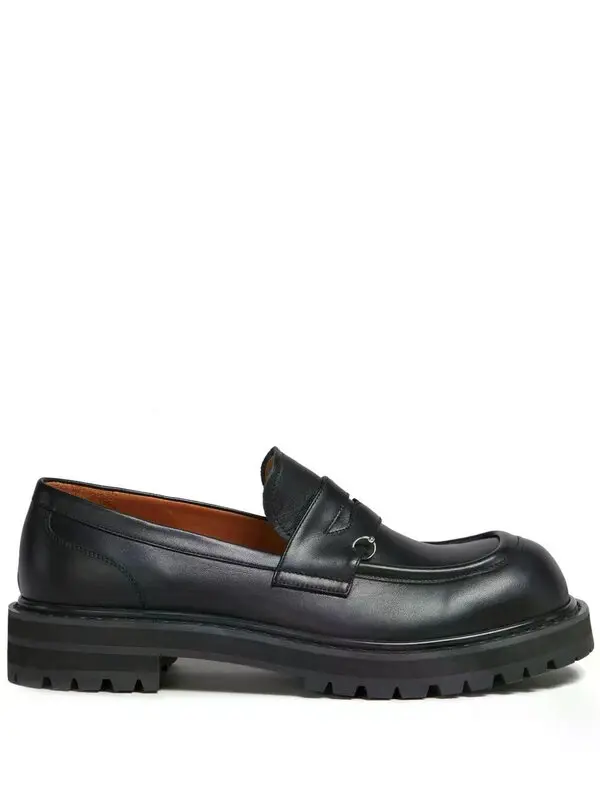 Marni Penny-slot Leather Loafers