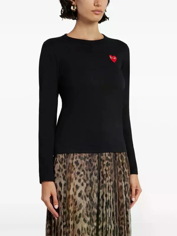 Play Comme Des Garcon Heart Logo T-shirt