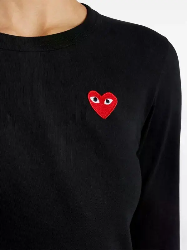 Play Comme Des Garcon Heart Logo T-shirt