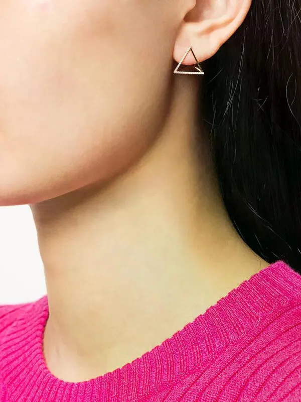 Shihara Diamond Triangle Earring 15