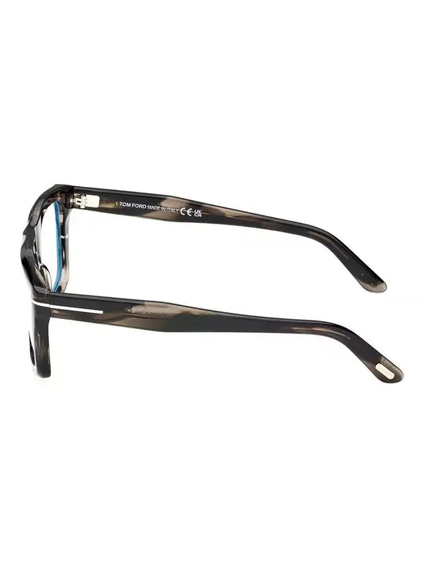 TOM FORD Tortoiseshell Square Frame Glasses