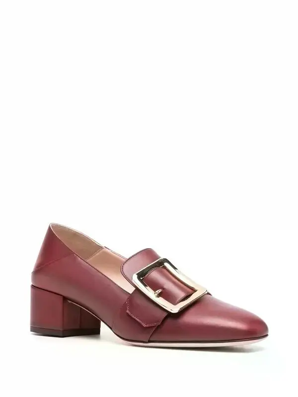 Bally Janelle 40 Block Loafers - Red