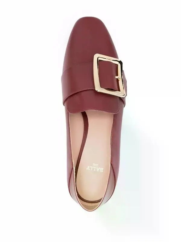 Bally Janelle 40 Block Loafers - Red