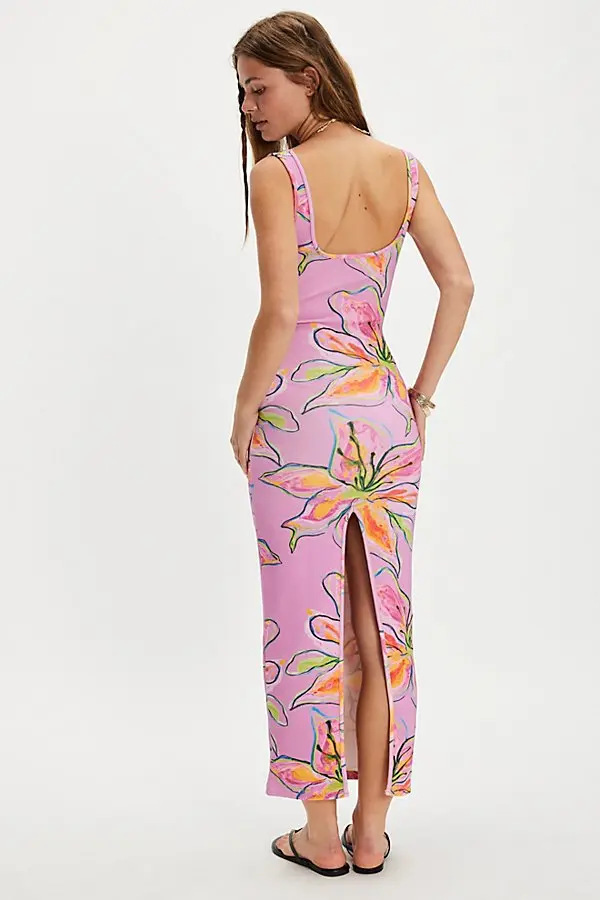 SUMMI SUMMI Scoop Neck Maxi Dress
