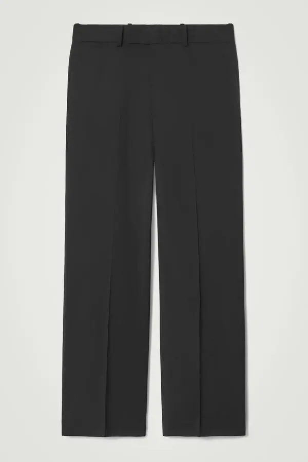 Cos Tailored Wide-leg Wool Pants