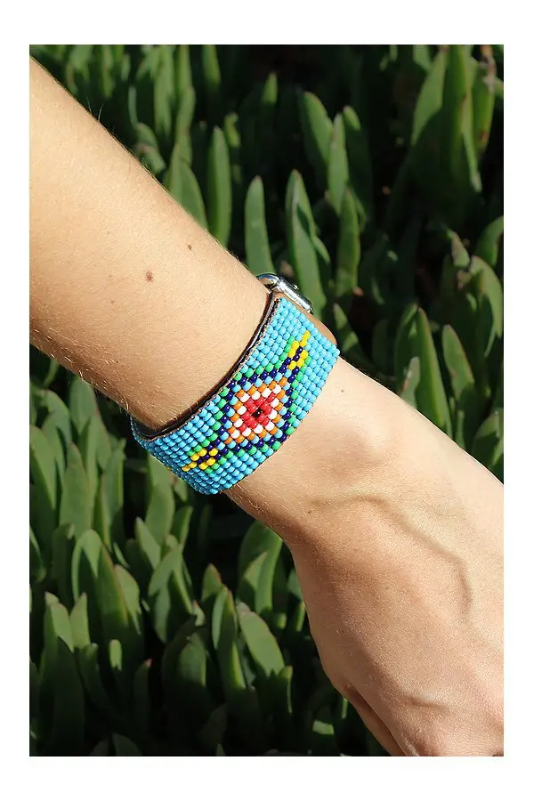 SAMBBOHO Vogue Beaded Bracelet - Blue