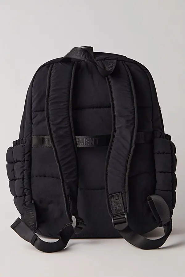 Free People Quilted Backpack - Black
