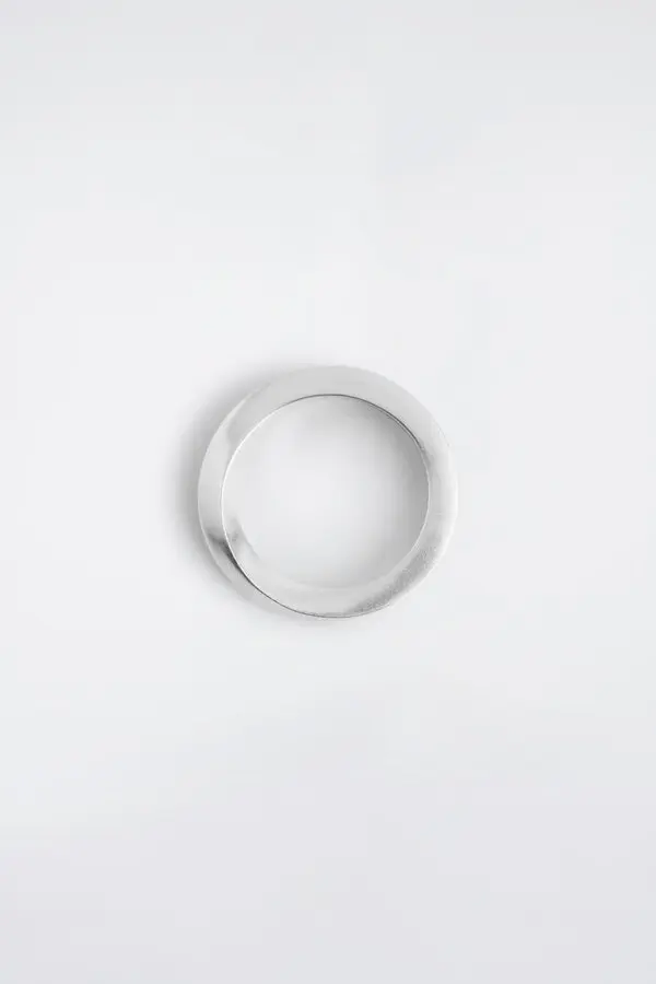 Cos Twisted Sterling Silver Ring - Silver-coloured