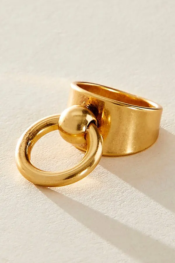 Free People Buck Ring - Gold
