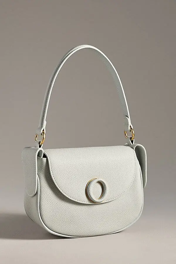 BOB ORÉ Mako Leather Shoulder Bag - Light Blue