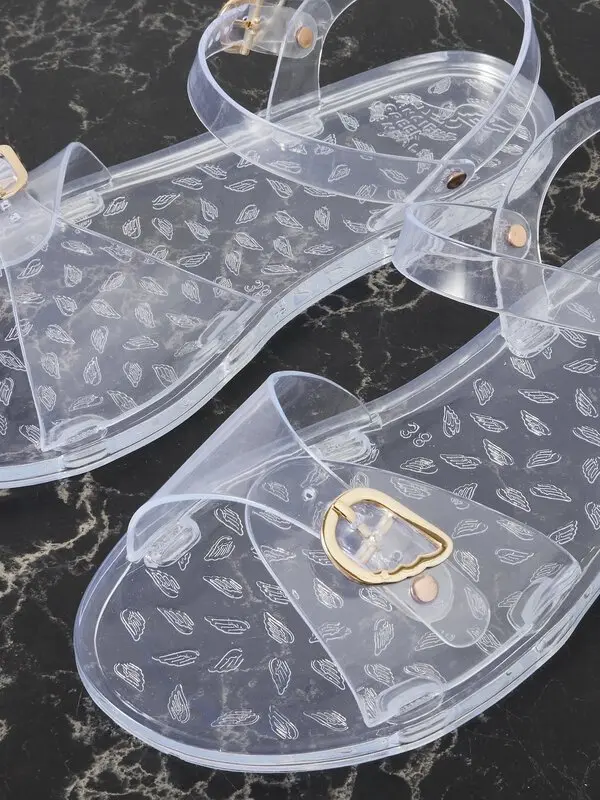 ANCIENT GREEK SANDALS Irini Recycled-pvc Slingback Sandals - Neutrals