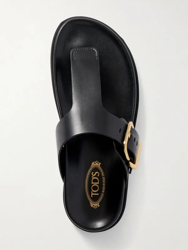 TOD'S Buckled Leather Sandals