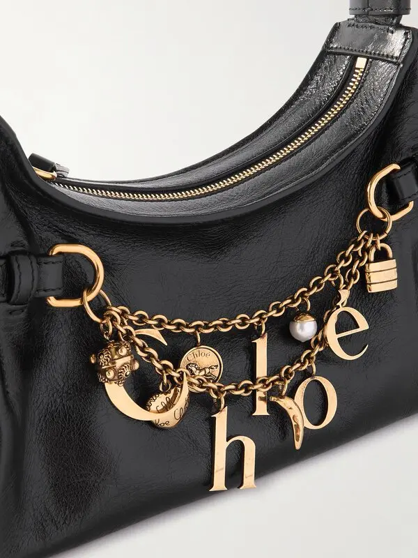 Chloé Embellished Leather Shoulder Bag