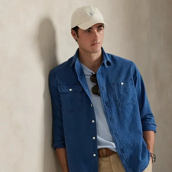 Ralph Lauren Classic Fit Oxford Workshirt - Indigo