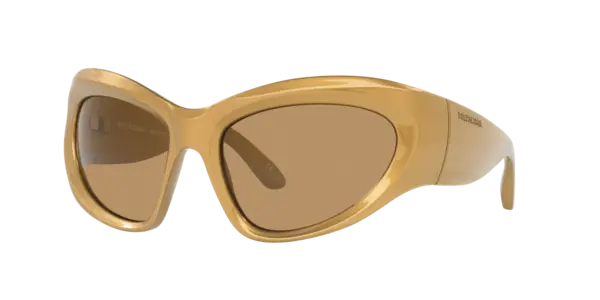Balenciaga Bxtr Metal Sunglasses - Brown