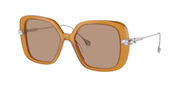 SWAROVSKI Full Rim Sunglasses - Light Brown