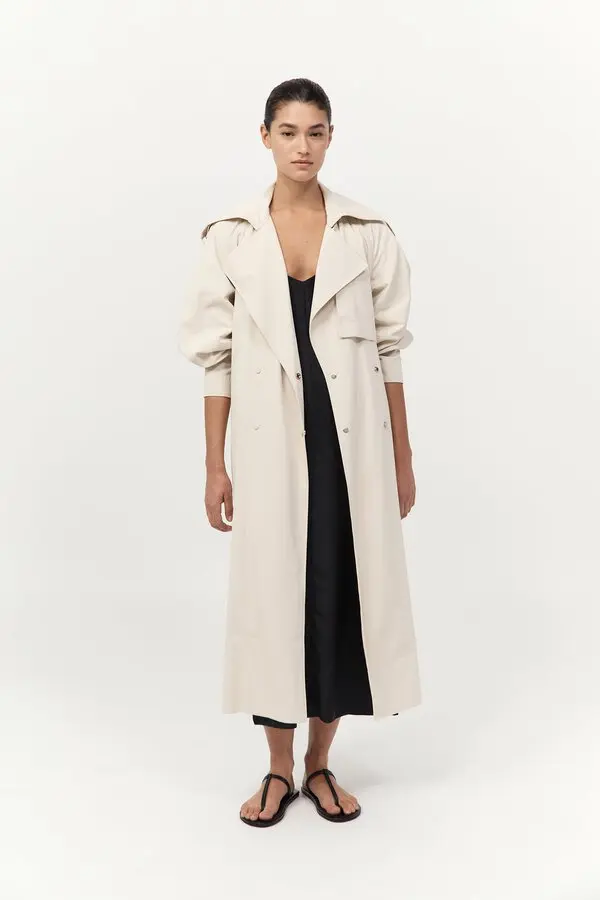 ST. AGNI Relaxed Trench Coat