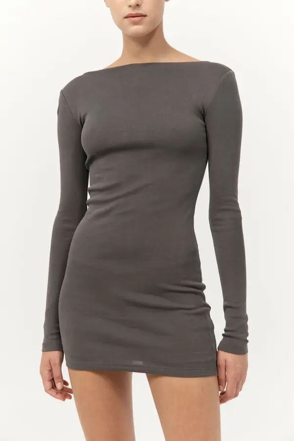 ST. AGNI Organic Cotton Bateau Dress