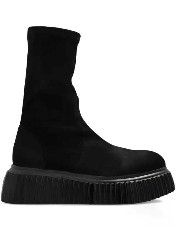 Agl Velour Ankle Boots