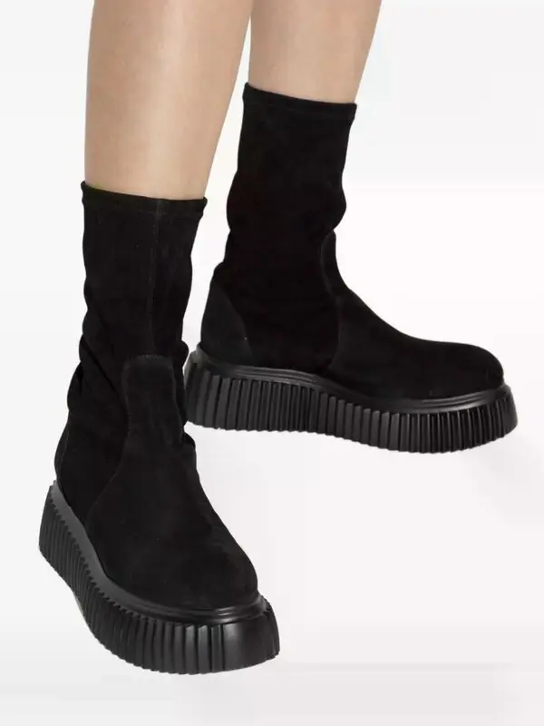 Agl Velour Ankle Boots