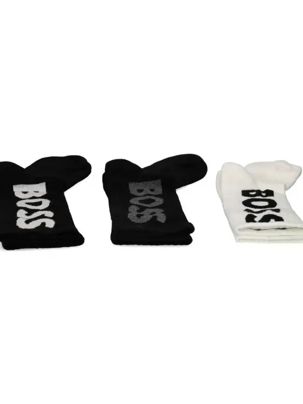 BOSS Logo-print Socks
