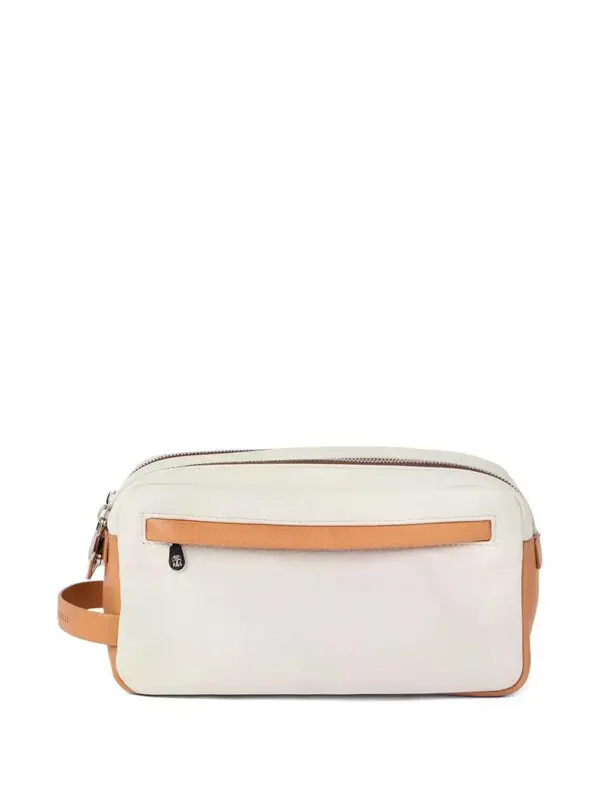 Brunello Cucinelli Leather Pouch - Neutrals