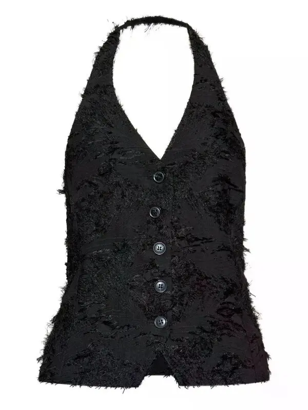 SAMSOE SAMSOE Salazio Feathered Halterneck Top