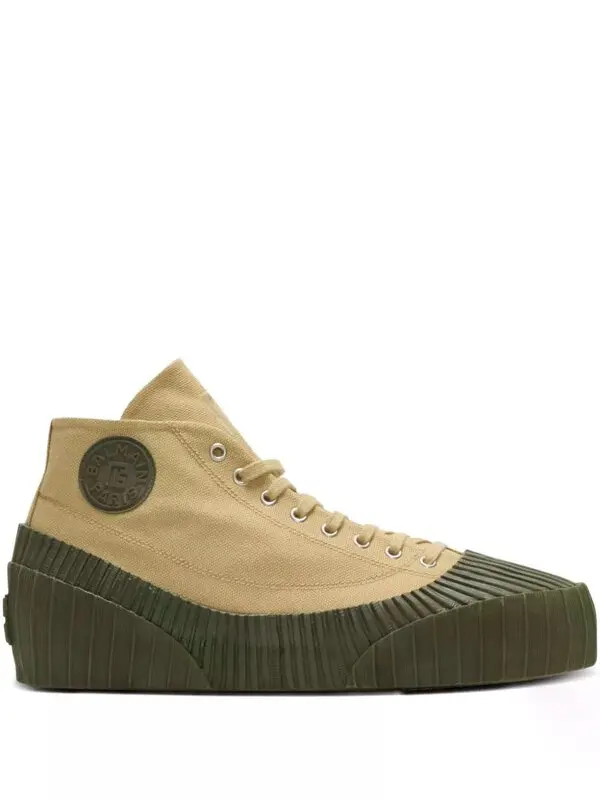 Balmain Riff Low Sneakers - Neutrals