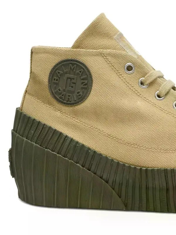 Balmain Riff Low Sneakers - Neutrals