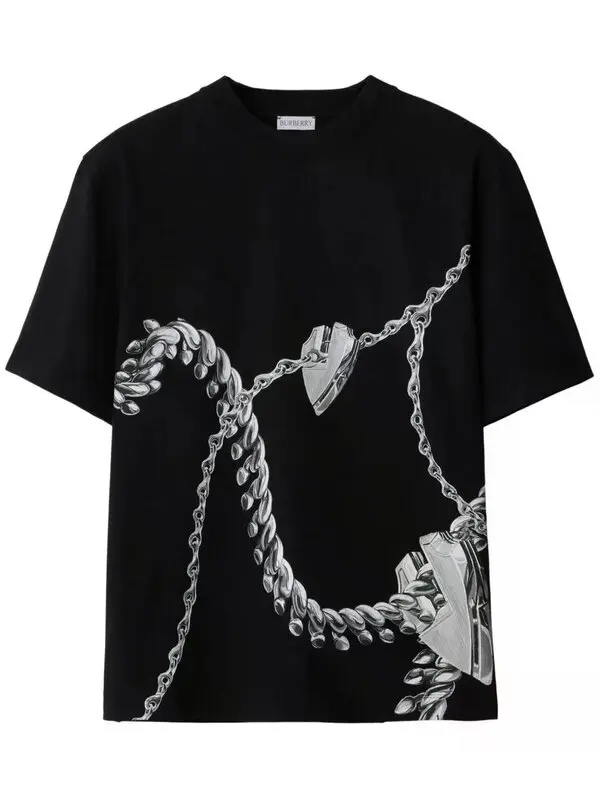 Burberry Shield Hardware Cotton T-shirt