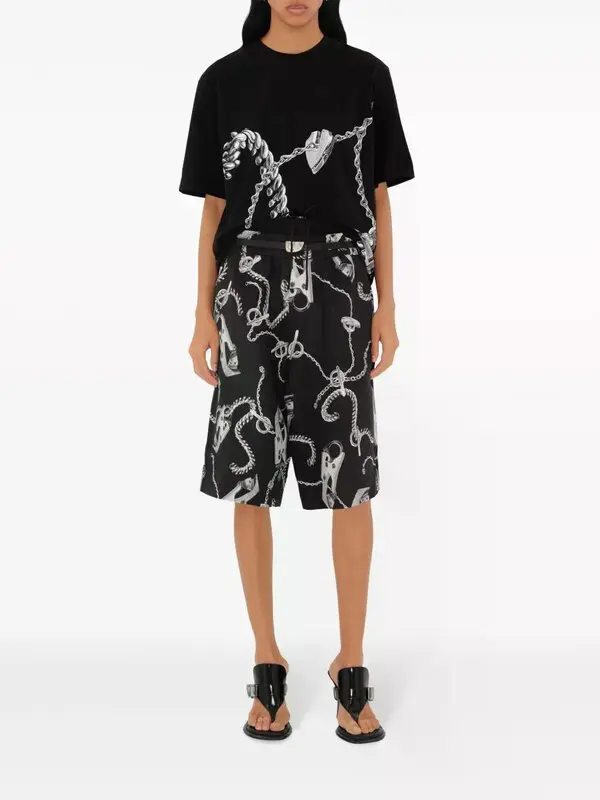 Burberry Shield Hardware Cotton T-shirt