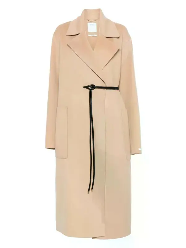 Sportmax Belted Coat - Brown